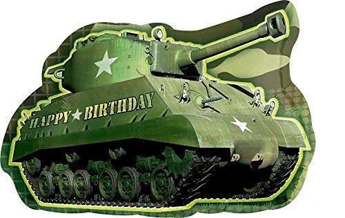 Army Tank Camouflage Party Supplies Birthday Balloon Bouquet Decorations