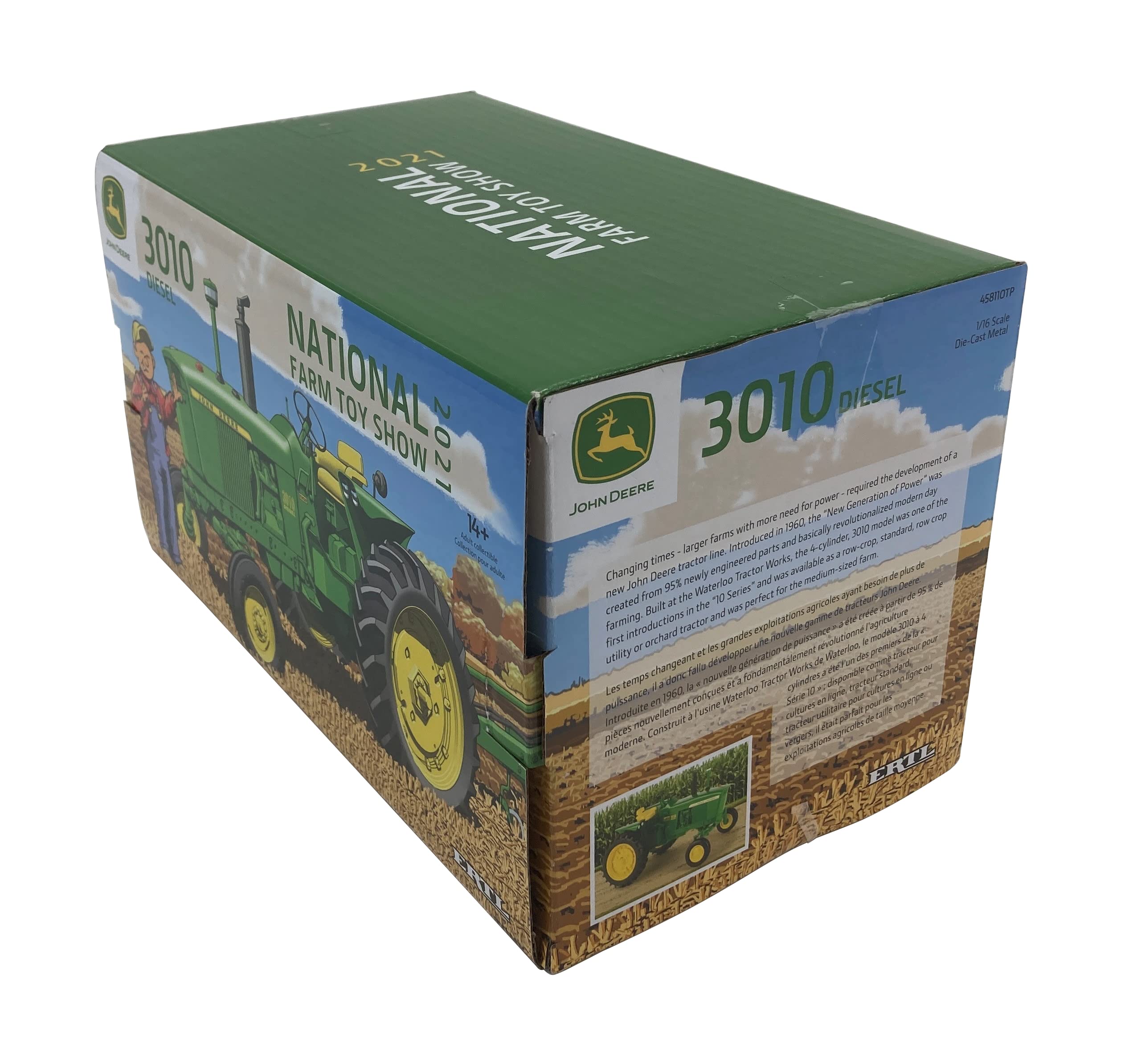 John Deere 1/16 3010 Collector Tractor Toy - LP79264