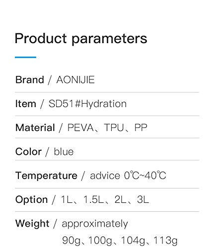 AONIJIE 1L/ 1.5L/ 2L/3L Folding Riding Running Water Bag Outdoor Mountaineering Backpack Drinking Bag (1.5L)
