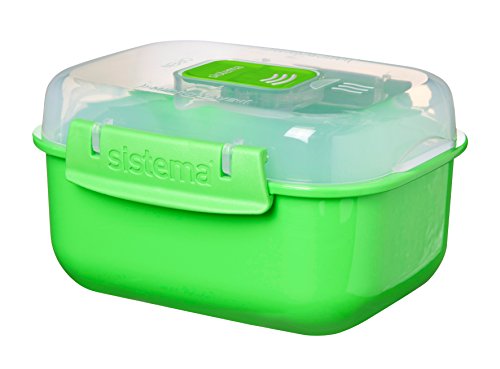 Sistema Microwave Rectangular Container, 525 ml-Assorted Colours