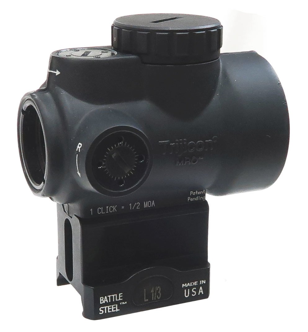 BattleSteel MRO Full Co-Witness Optic Mount Made in USA, Black