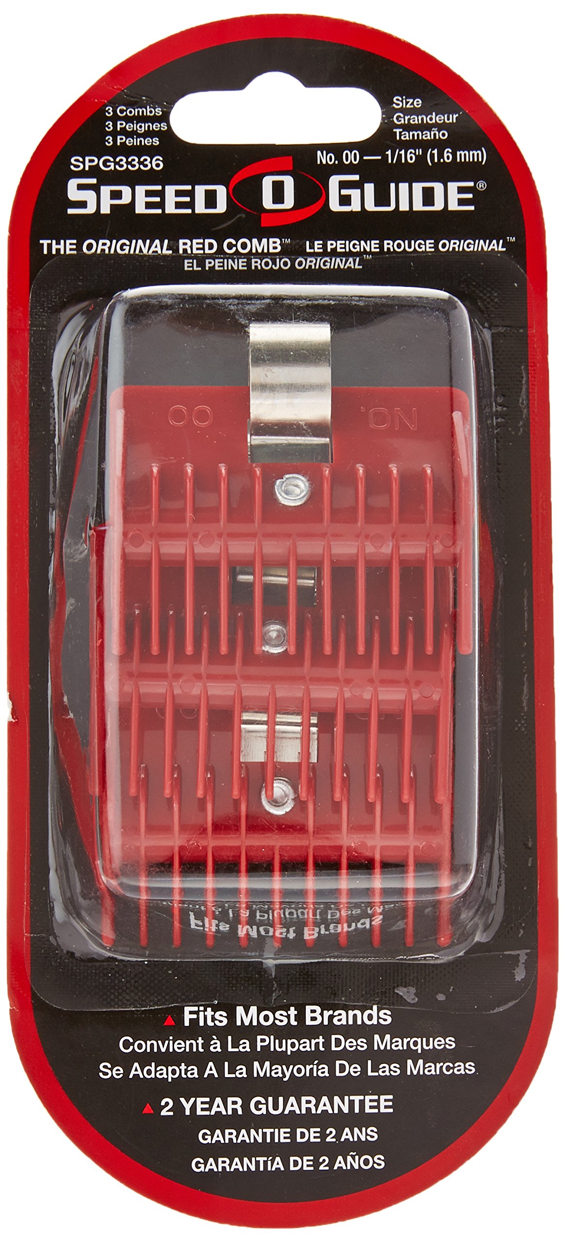 Speed-O-Guide SP-SPG3336 Size 00 Comb, 3 Count