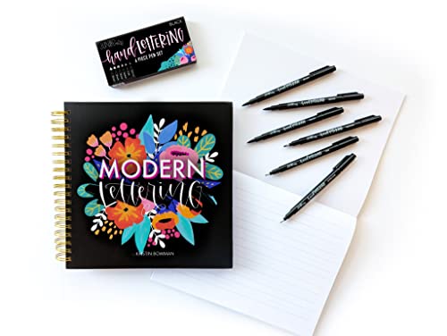 June & Lucy Calligraphy Kit for Beginners - Calligraphy Pen Set with Calligraphy Workbook