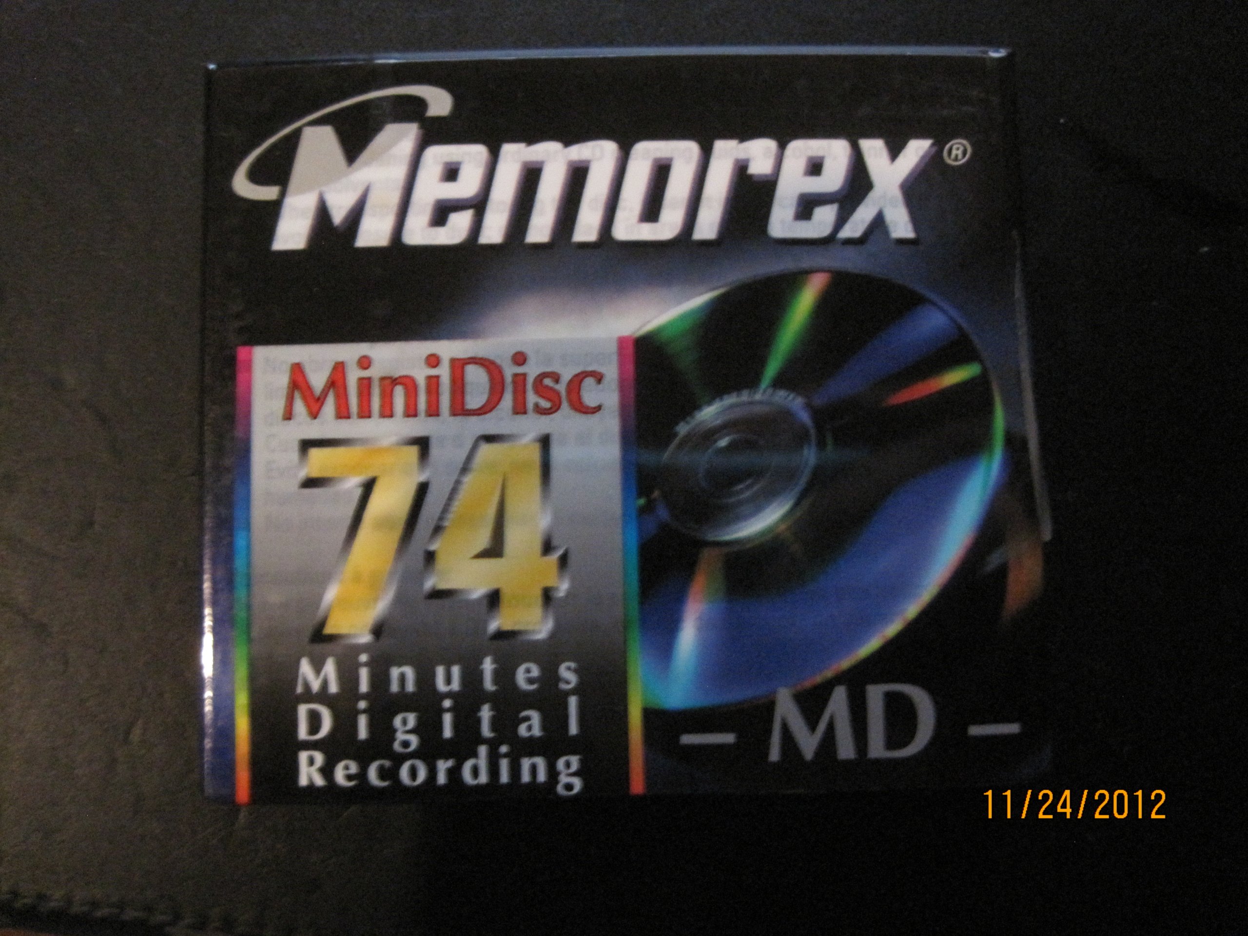 Memorex ~ Blank Recordable Minidisc ~ 74 Minutes