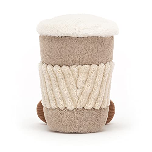 Jellycat Amuseables Coffee-to-Go Stuffed Toy, 6 inches | Drink Plush | Fun Gift Idea