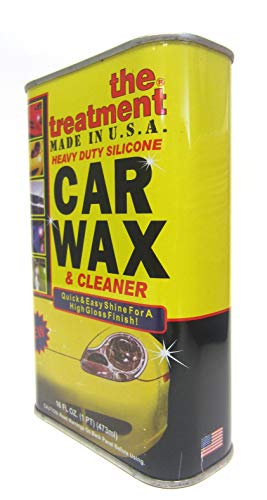 The Treatment 26016 Heavy Duty Silicone Car Wax, 16 oz, 1 Pack
