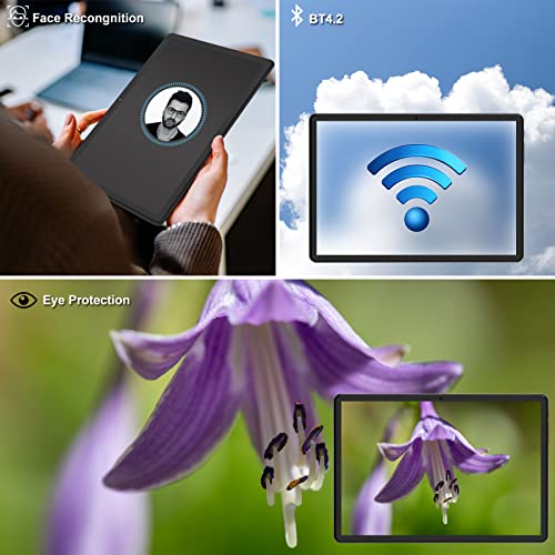 BAIWOYER 2023 Latest Tablet Octa-Core 10.1 inch Android Tablet, 4GB RAM, 64GB ROM Storage, 512GB Expandable Support, Dual 13MP+5MP Camera, Long Lasting 6000mAh Battery WiFi Tablet