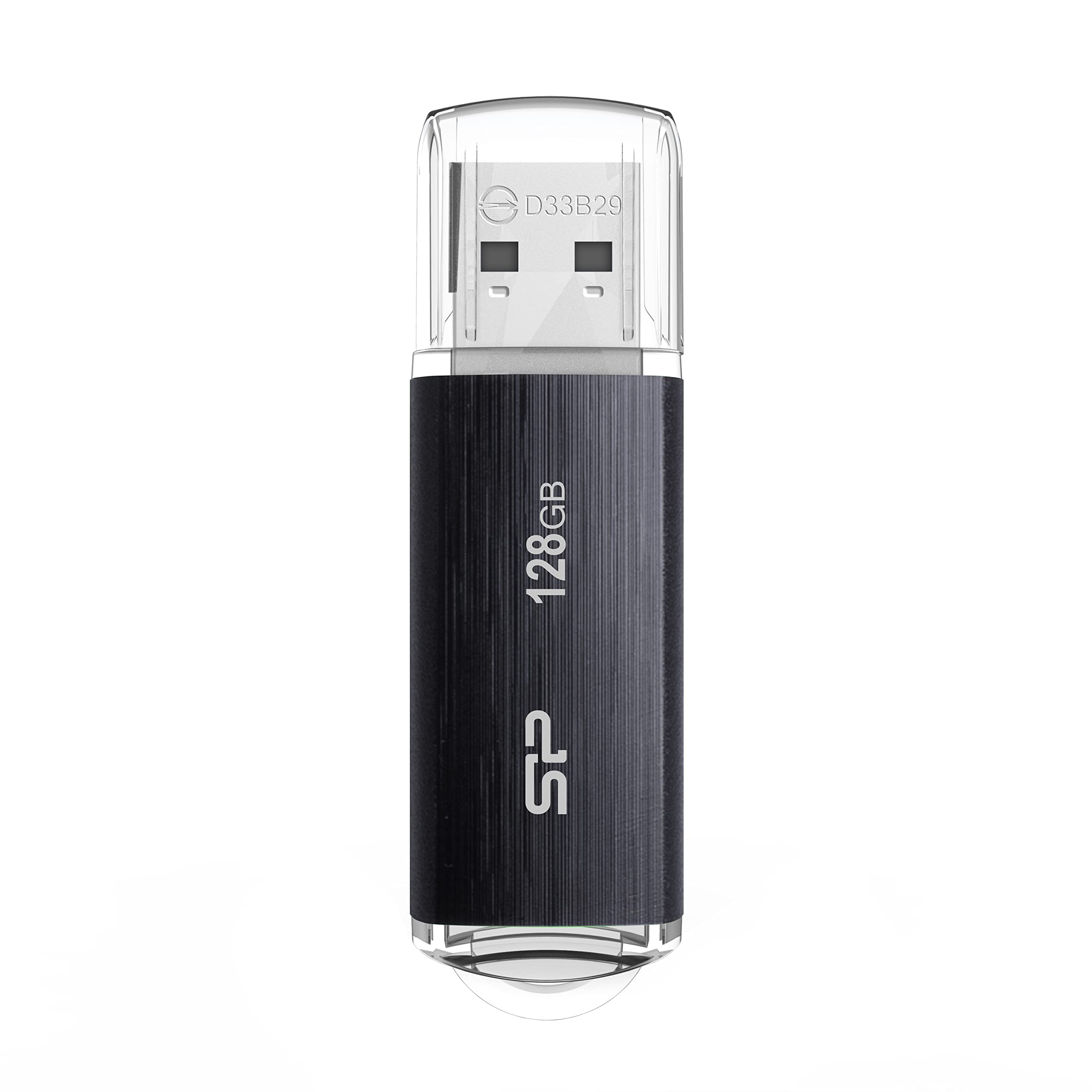 SP Silicon Power 128GB USB 3.1 & USB3.0 Hairline Finish Blaze B02 SP128GBUF3B02V1K