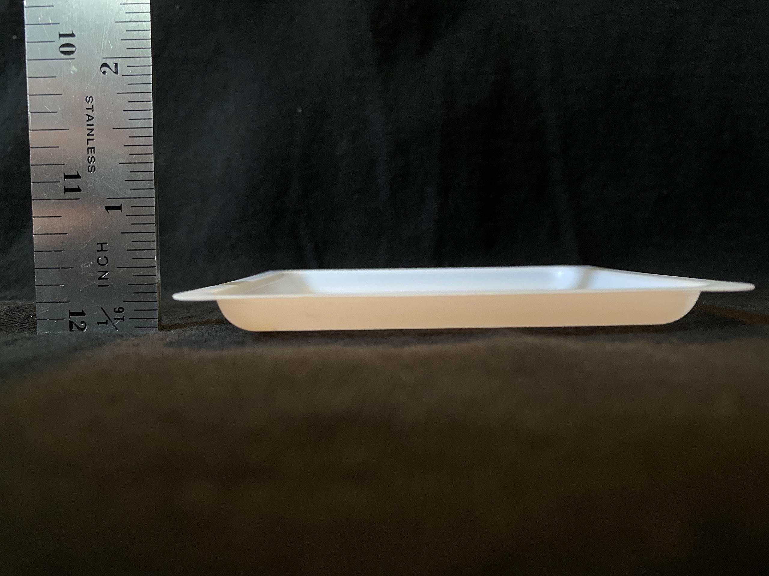 Square Weighing Boats, W-X90-WH-250, 90mm, White, Pack of 250