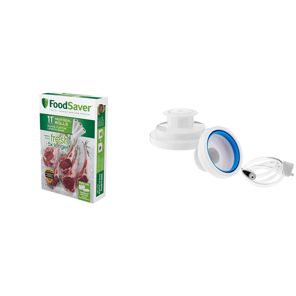FoodSaver Vacuum Sealer Bags, Rolls, and Jar Sealers for Custom Food Storage