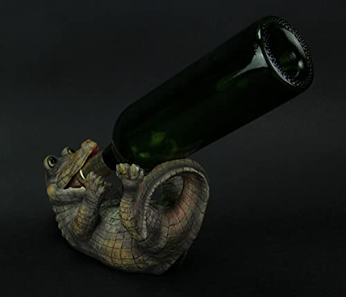 Zeckos Baby Guzzling Gator Tabletop Wine Bottle Holder