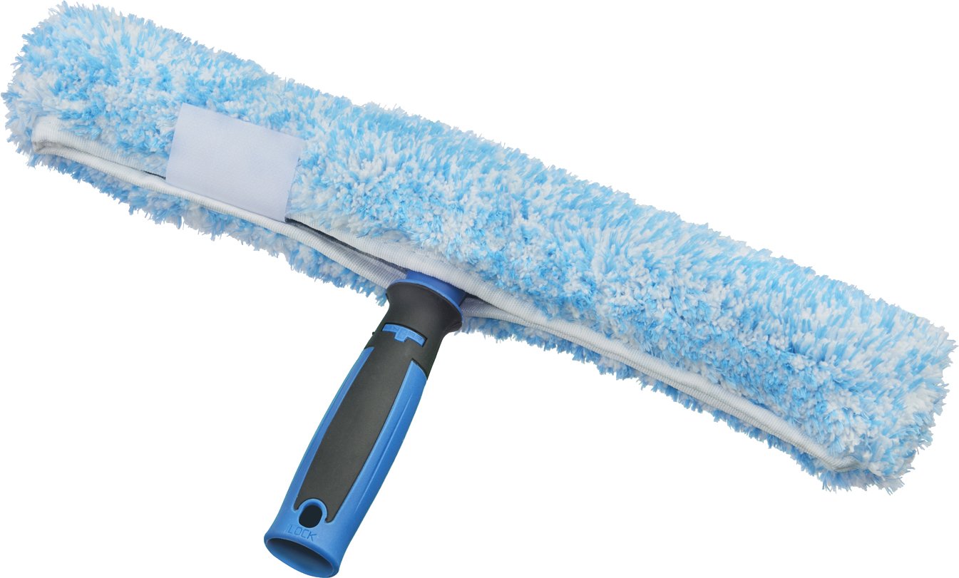 Unger Professional Heavy Duty Professional Cleaning, Washing, Mop Bucket, 6 Gallons & Professional Performance Grip Window Cleaner Scrubber, 14"