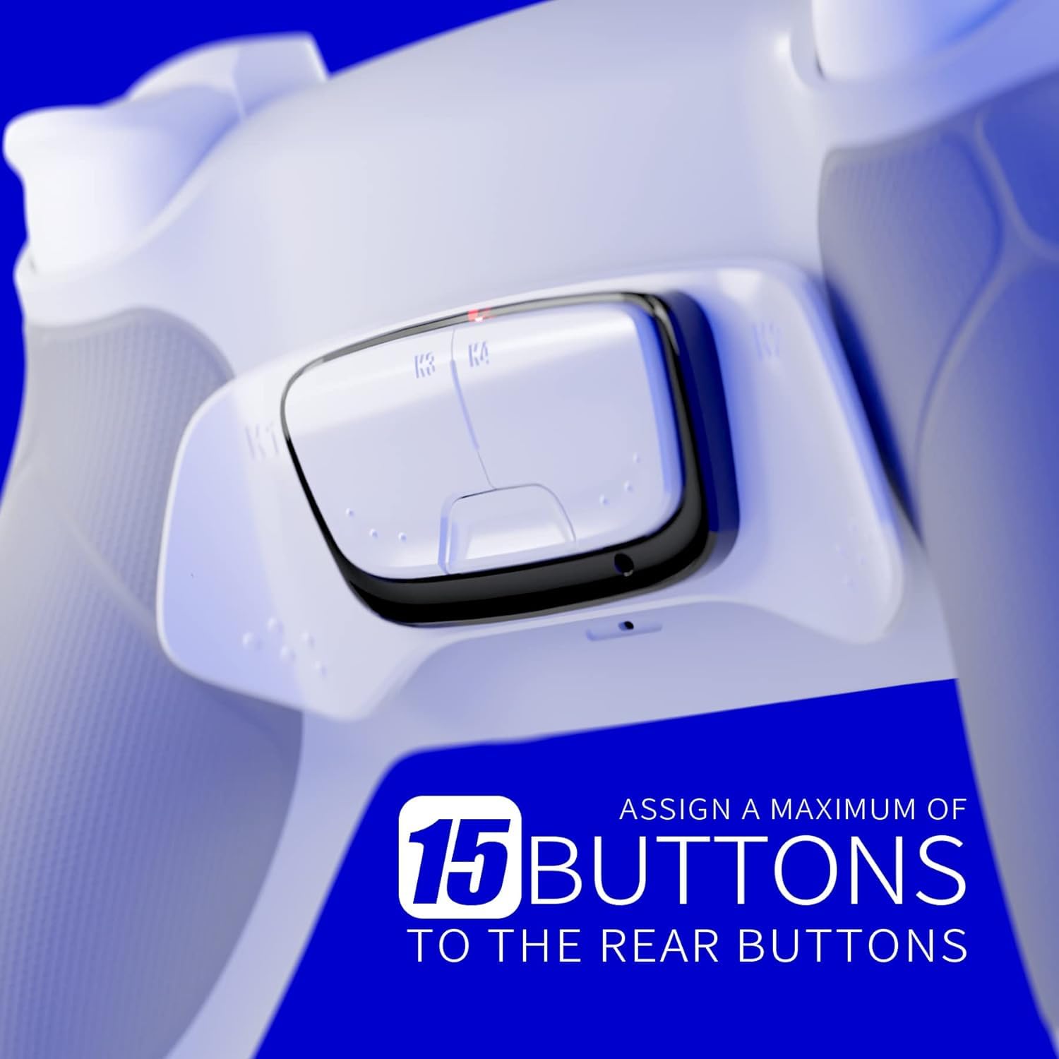 HEXGAMING ULTIMATE Wireless Controller Compatible with ps5-4 Back Buttons, Mouse-Click Triggers, Interchangeable Thumbsticks - Clown Hahaha