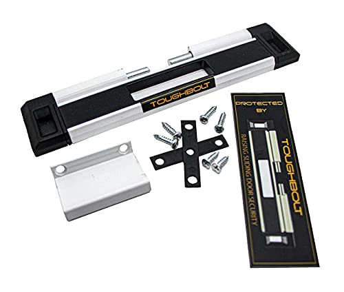 TOUGHBOLT Premium Double Deadbolt Sliding Patio Door/Child Safety Lock - See Tools Required to Install