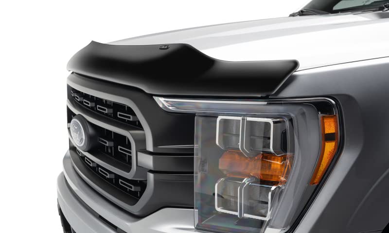 Auto Ventshade [AVS] Bugflector Hood Protector | Fits 2021 - 2024 Ford F - 150, High Profile - Smoke | 23621