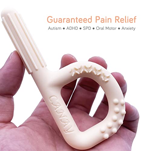Original Hand-Held Sensory Chew Toys for Autistic Children(3 Pack), Chew Sticks fo Kids, Alt. to Chew Necklaces for Sensory Kids, Teething, Oral Motor Stimulation, ADHD, SPD - Silicone Teether Toys
