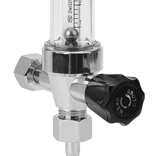 BIENKA Zinc Alloy Tube Type Straight Water Liquid Flow Meter Gauge Flowmeter 0-25m3/h Pressure Reducer Welding Weld Accessory Accurate Gas Metering System Regulator