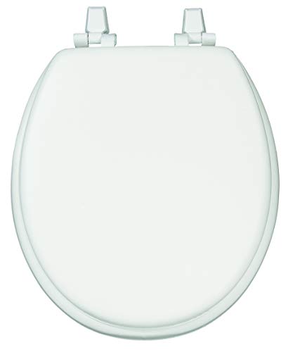 Centoco HPS20-001 Soft Vinyl Round Toilet Seat, White