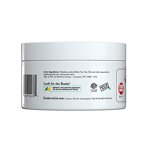 Kanberra Gel | Odor Removing Gel | Stop Odors Naturally | Pure Tea Tree Gel | The Original All Natural Air Purifier | NEW 3oz size
