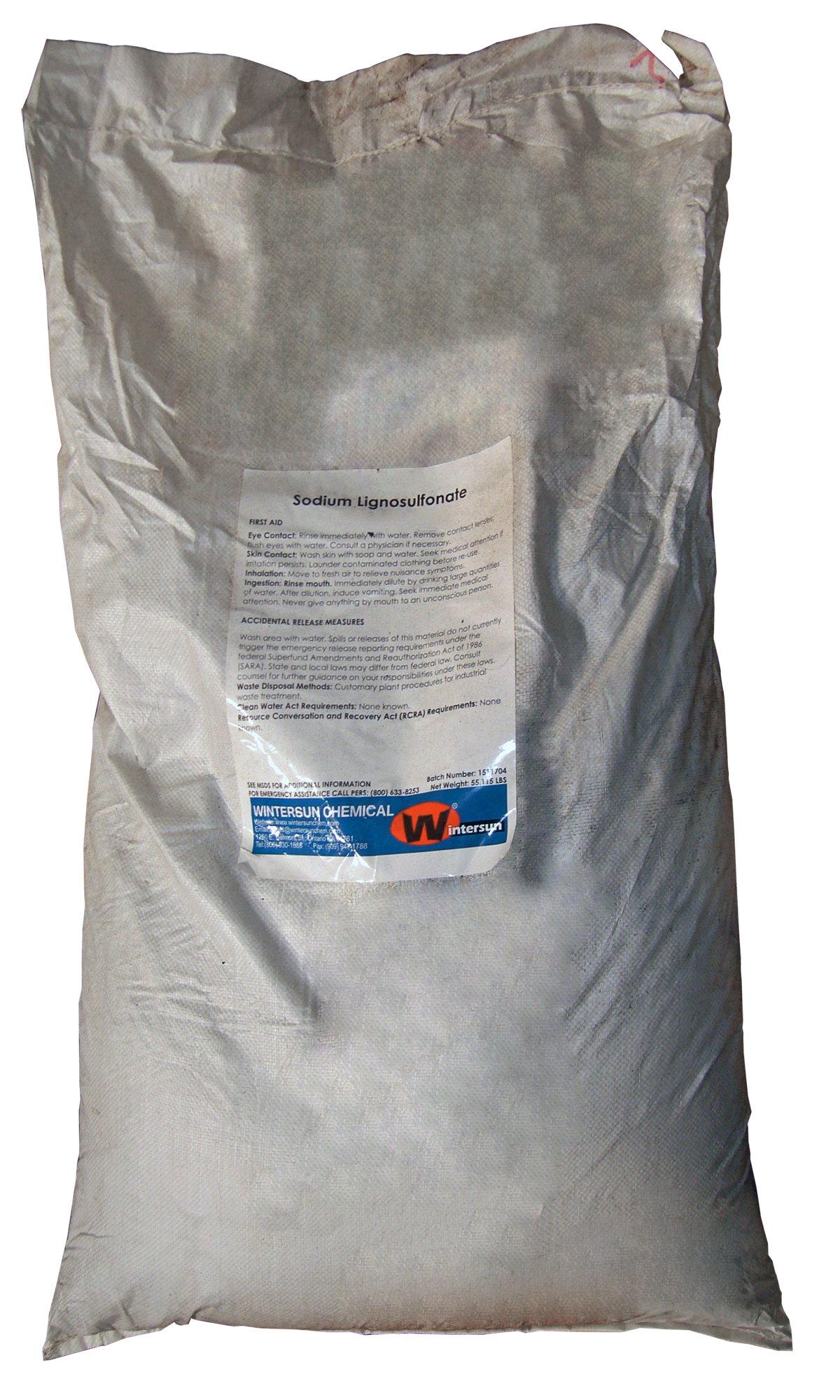 Sodium Lignosulfonate [C20H24Na2O10S2] [CAS_8061-51-6] Powder, Yellow Brown (55.12 Lbs Bag) by Wintersun Chemical