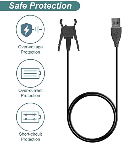 Kissmart Charger Cable Compatible with Fitbit Alta, Repalcement Charging Cable with 1m/3.3ft USB Cord for Fitbit Alta Smart Wristband