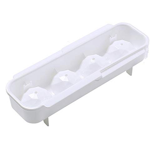 Ice Cube Trays ļ¼ Tray Balls, Ice Moulds Ice Cube Maker Plastic Ice Tray Ice Ball Mould Long Ice Cube Tray Plastic Ice Cube Tray Ice Cube Trays Large Plastic Ice Cube Trays White,A (Color : White, Si