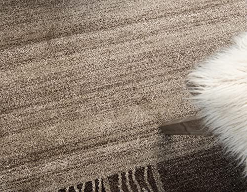 Rugs.com Angelica Collection Rug β 3' x 5' Dark Beige Medium Rug Perfect for Entryways, Kitchens, Breakfast Nooks, Accent Pieces