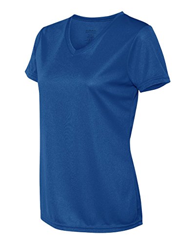 Augusta Sportswear Youth Nexgen Wicking Wicking Tee Shirt, Royal, Medium
