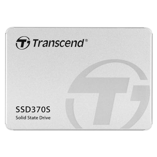 Transcend 64GB SSD370S 2.5" SATA3 SSD, Solid State Drive, Guaranteed Endurance and Reliability, Dram Cache, MLC - TS64GSSD370S