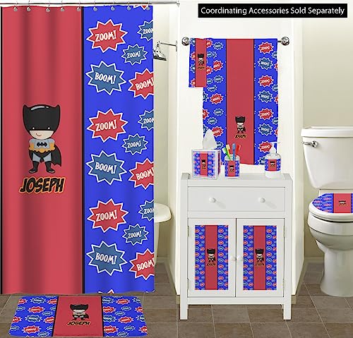 RNK Shops Superhero Waste Basket - Double Sided (Black) (Personalized)