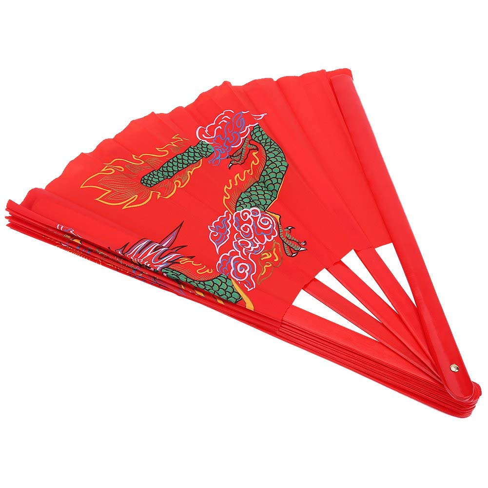 AUHX Chinese Fan, Dance Fans Environmental Sturdy Colorfast for Training for Practice
