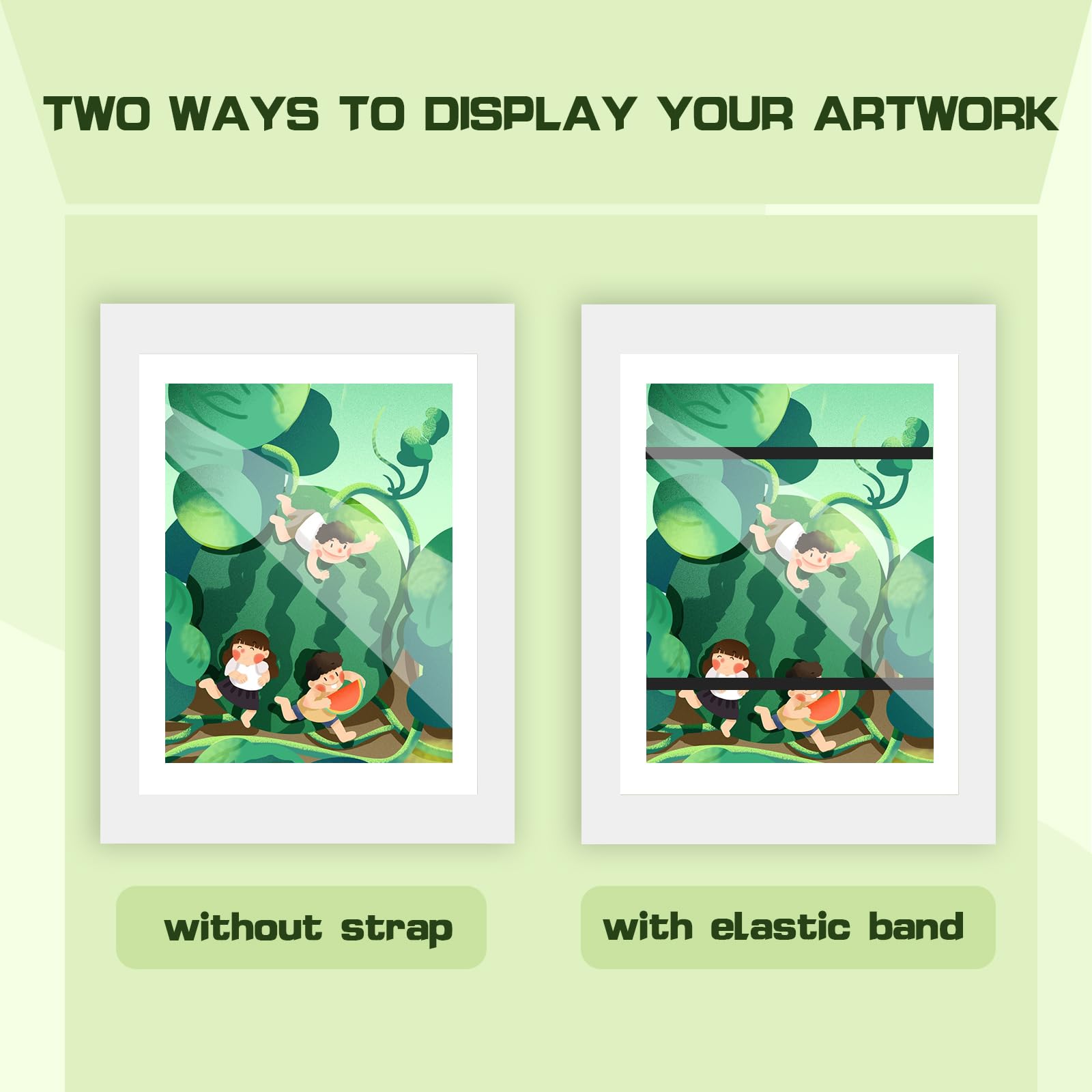 AXEDAES 8.5 x 11 kids Art Frame - Front Opening Storage Kids Artwork Frames, Holds 120 Pcs works,Changeable for Wall and Tabletop,3D Picture, Drawing, Schoolwork, Craft, Portfolio(Black)