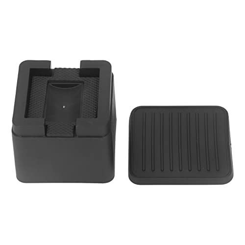 Jeanoko Furniture Riser Pad, Rubber Wide Use 4 Sets Bed Raisers Blocks for Washing Machine
