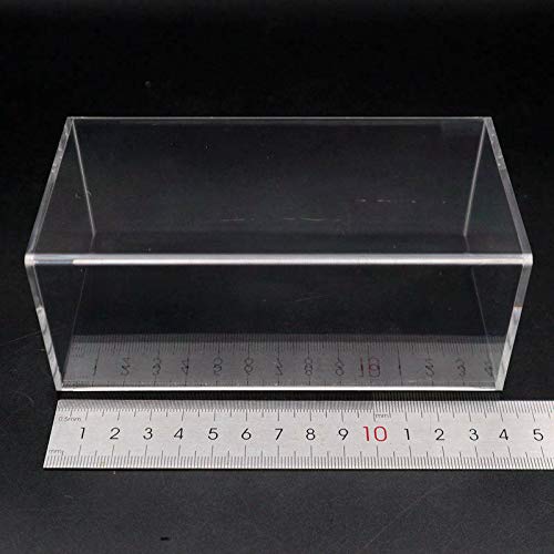 JIA JIA LAI Acrylic Case Show Display Box Transparent Dust Proof Black Base 1:43 Model Cars