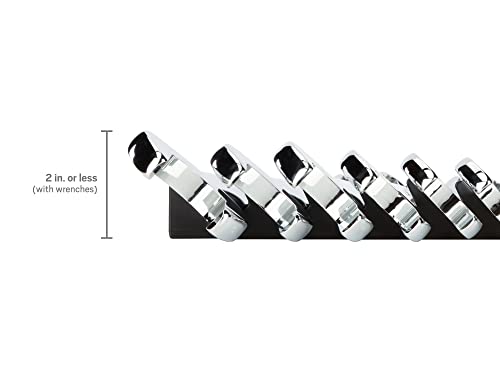 TEKTON 19-Tool Wrench Organizer Rack (Black) | ORG29119