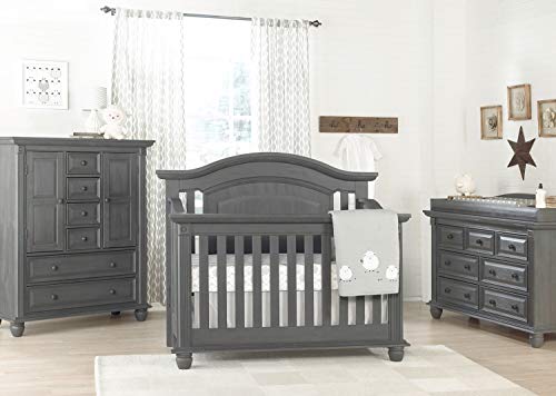 Oxford Baby London Lane 7 Drawer Dresser, Arctic Gray