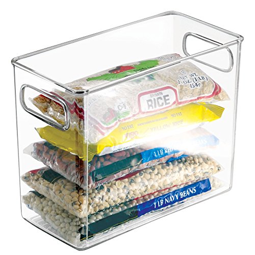 iDesign Extra Large, InterDesign Refrigerator, Freezer and Pantry Storage Container – Food Organizer Bin for Kitchen, Clear