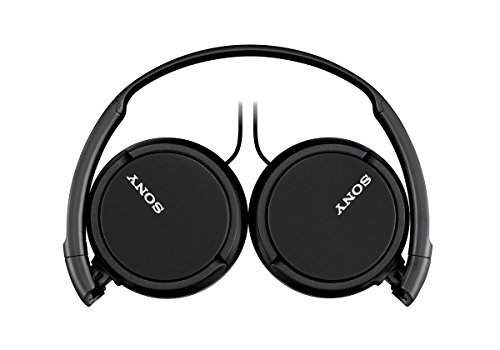 Sony ZX Series Wired On-Ear Headphones with Mic, Black MDR-ZX110AP