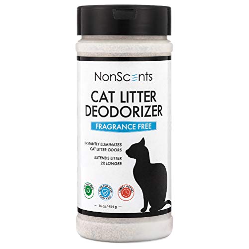 NonScents Cat Litter Deodorizer โ Litter Box Odor Eliminator โ Fragrance Free โ Longer Kitty Litter Life