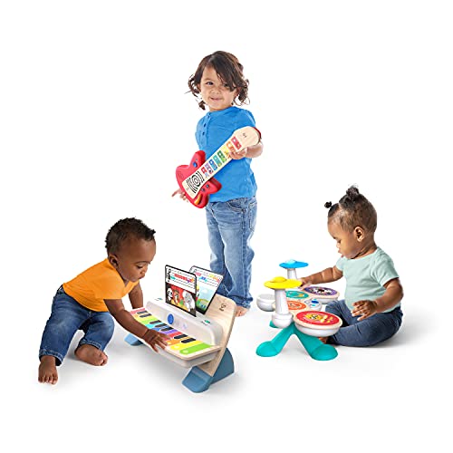 Baby Einstein Together in Tune Drums Safe Wireless Wooden Musical Toddler Toy, Magic Touch Collection, Age 12 Months+