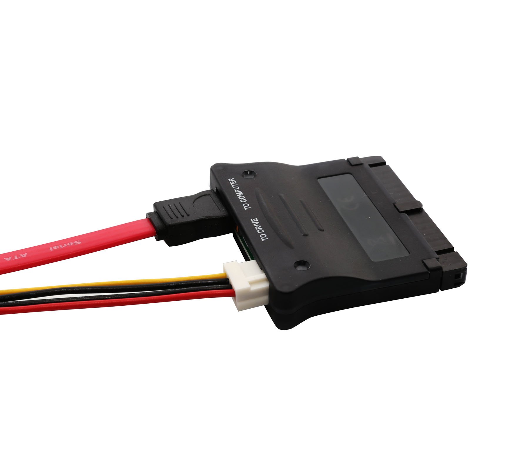SYBA SATA II to IDE PATA ATA133 Bi-Directional Adapter for 2.5" 3.5" HDD SSD CD DVD SD-ADA50016,Black