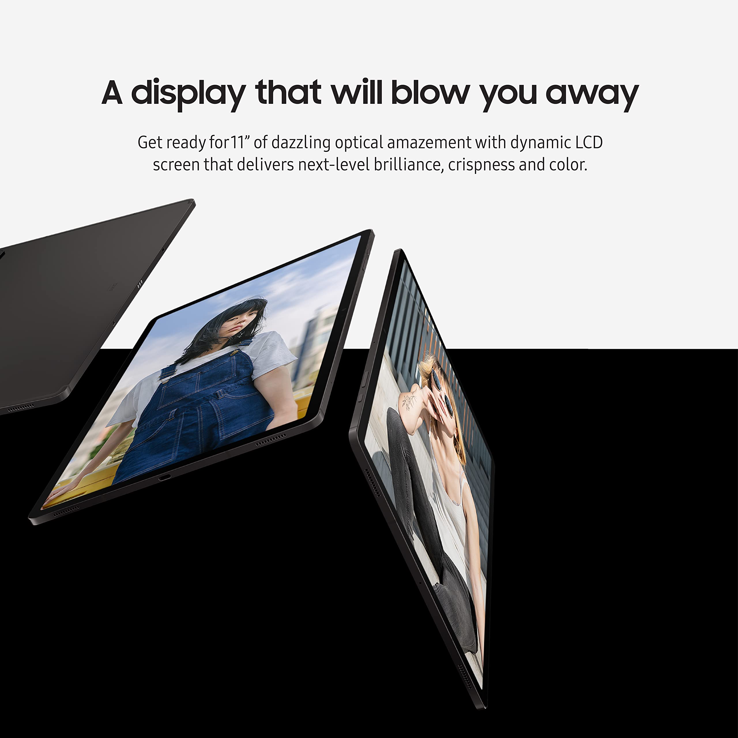 SAMSUNG Galaxy Tab S8+ 12.4” 256GB WiFi 6E Android Tablet, Large AMOLED Screen, S Pen Included, Ultra Wide Camera, Long Lasting Battery, US Version, 2022, Graphite