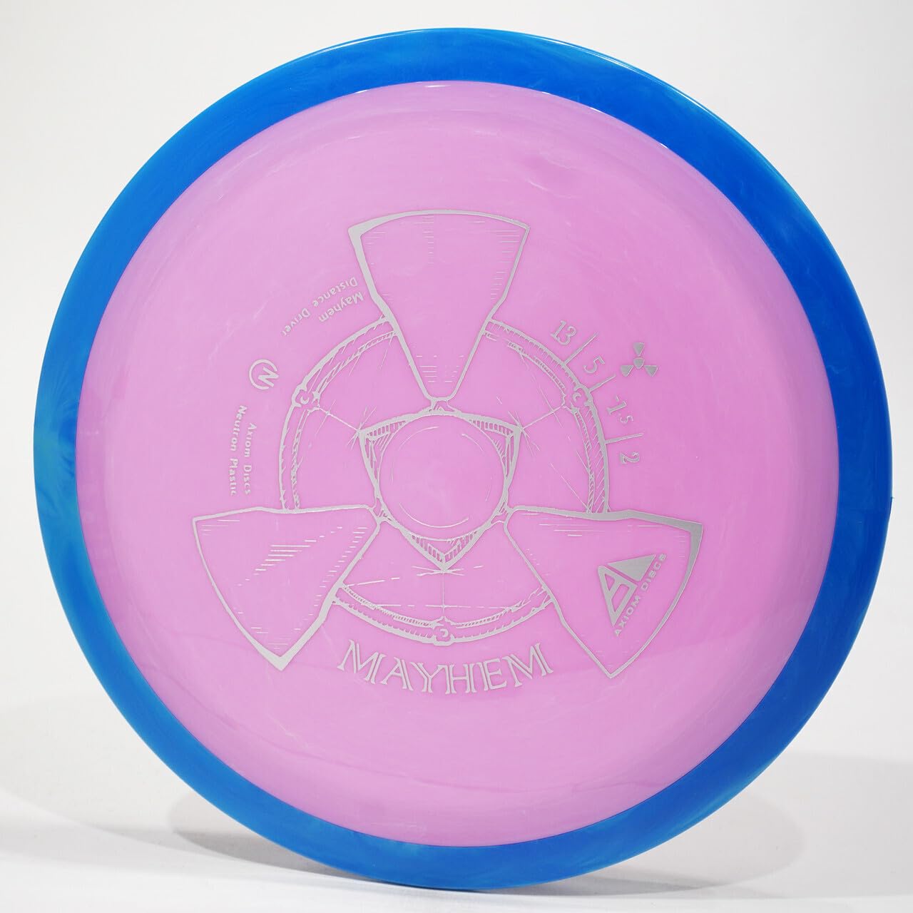 Axiom Mayhem (Neutron) Distance Driver Golf Disc, Pick Your Disc 169g Light Red w/Pink Rim
