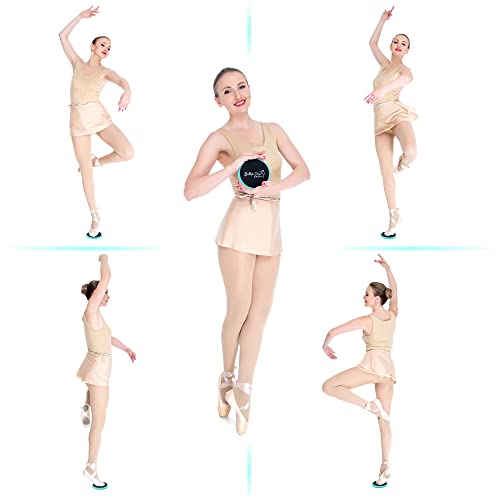 Ballet Turning Disc for Dancers, Gymnastics and Ice Skaters. Portable Turn Board for Dancing on Releve. Make Your Turns, Pirouette and Balance Better (Sky blue)