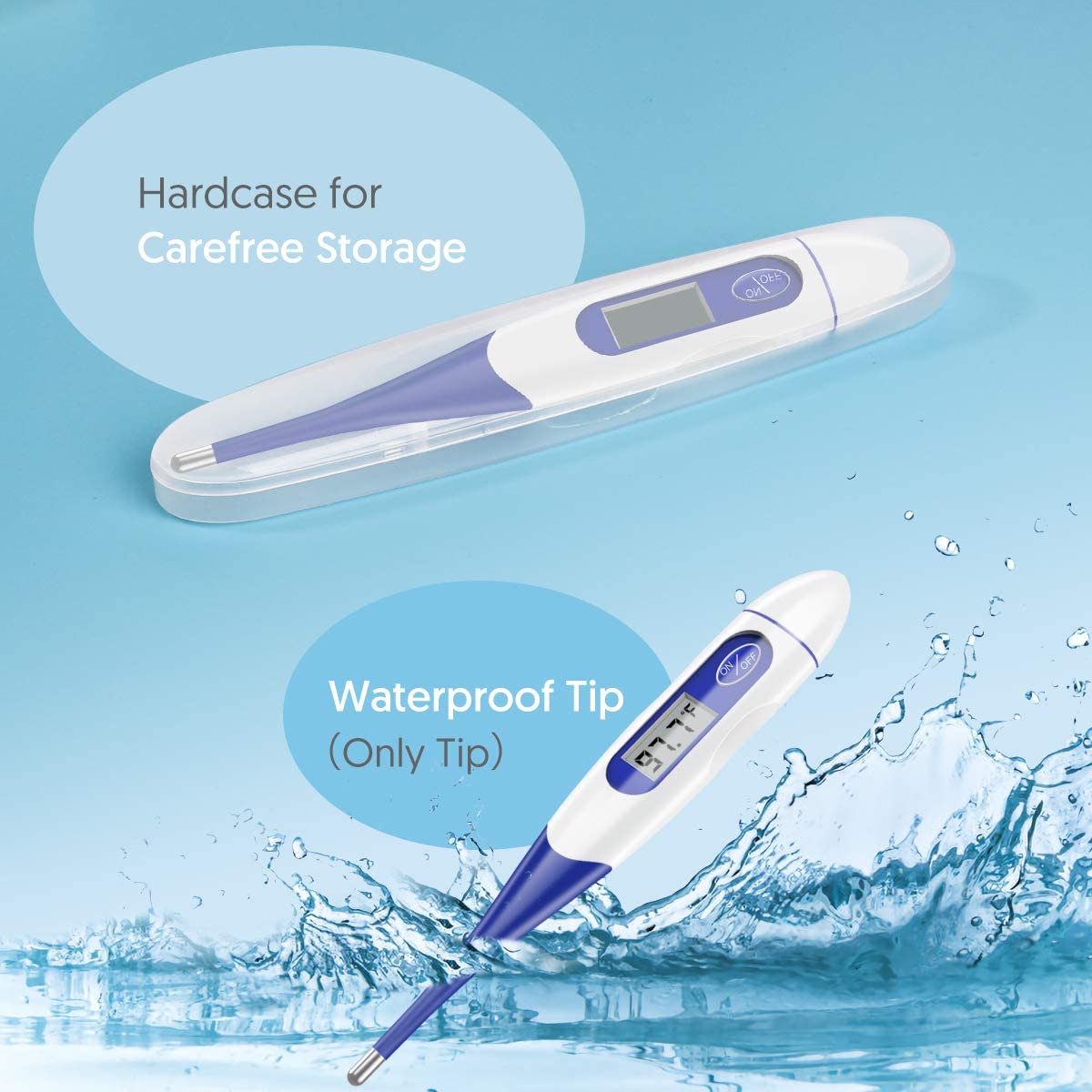 Bundle of Thermometer, Oral Thermometer for Adults, Digital Thermometer