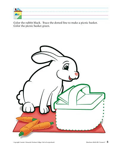 Readiness Skills K4 - Abeka 4 Year Old Kindergarten Development Skills Activity Student Work Book