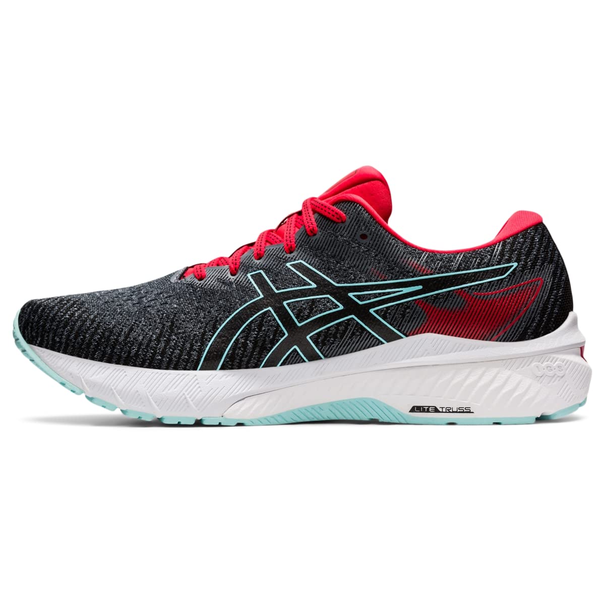 ASICS Men's GT-2000 10 Running Shoes, 8, METROPOLIS/ELECTRIC RED
