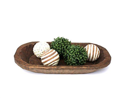 Southern With Grace Thick Wooden Bread Bowl