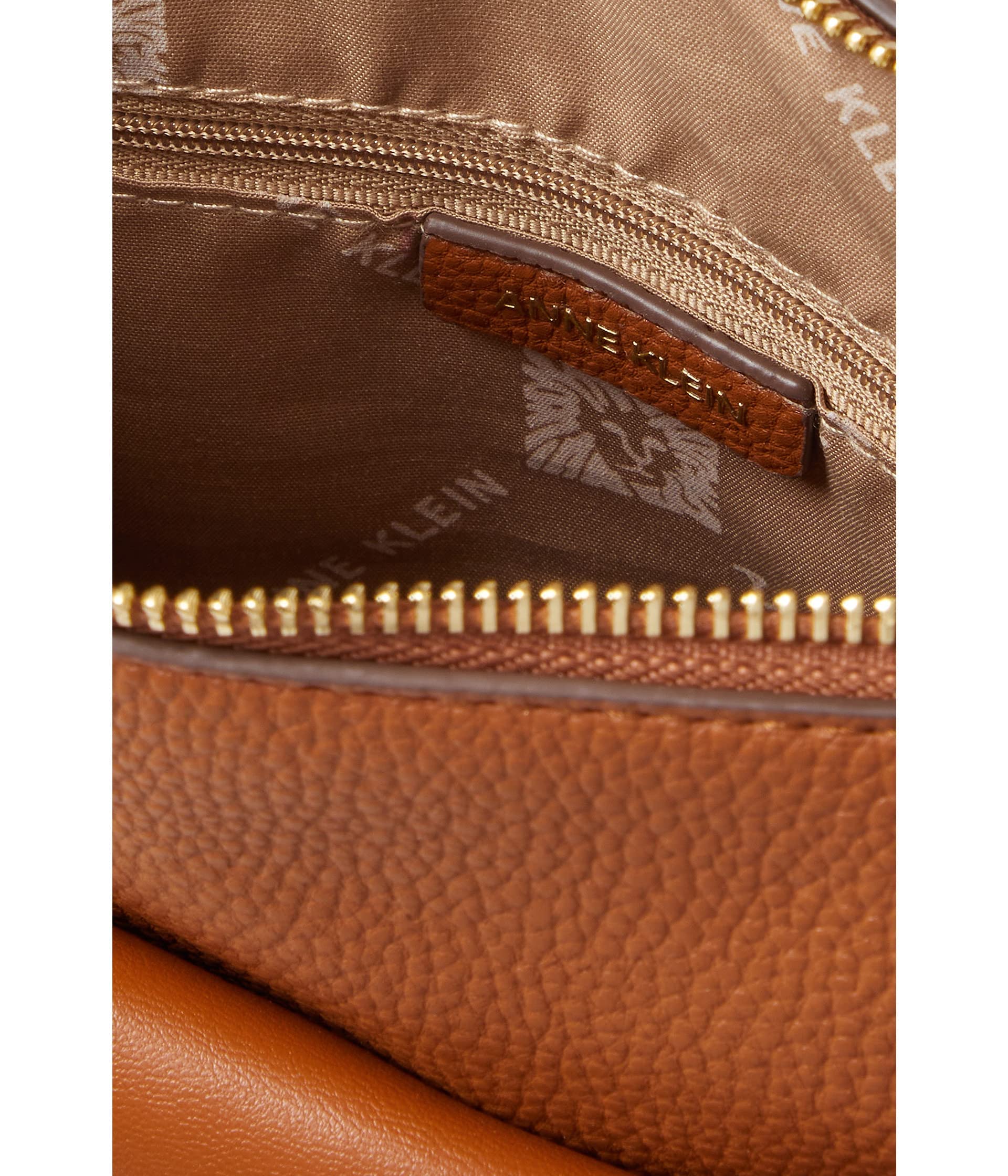 Anne Klein 2 for 1 n/s Crossbody w/Logo Pouch, Saddle/Saddle/Tonal AK Bias Saddle
