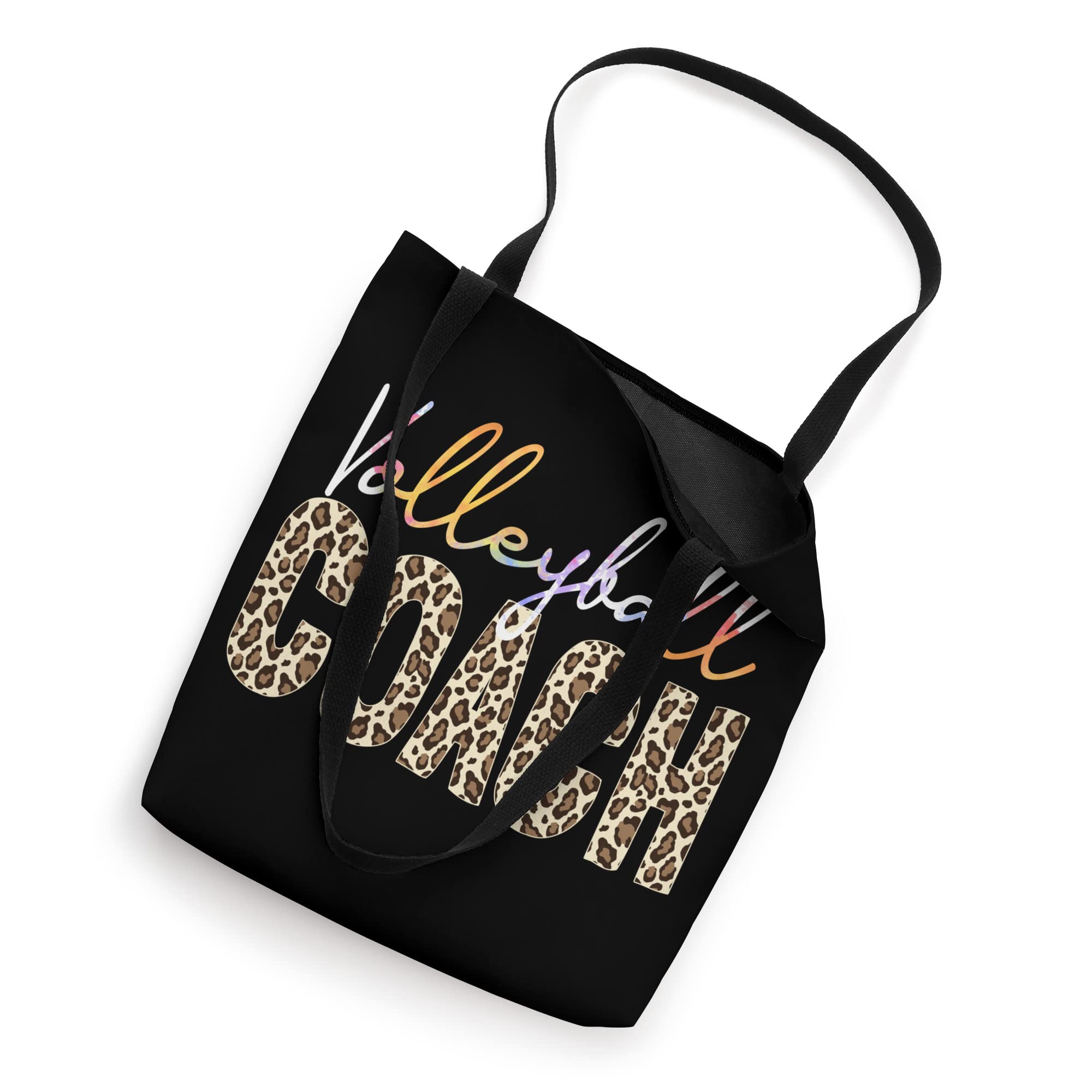 Assistant Coach Volleyball Mom Leopard Volleyball Coach Tote Bag